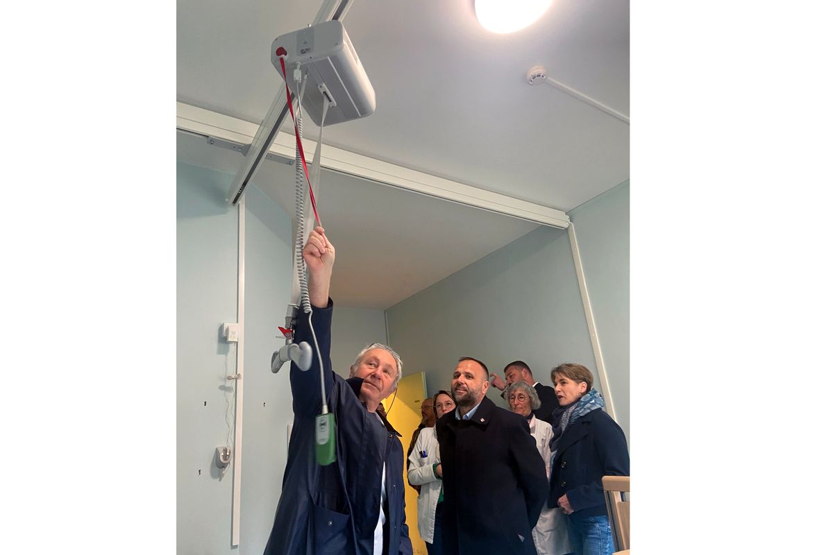 Des rails de transfert à l'Ehpad de la Noue, à Vierzon, pour plus de ...