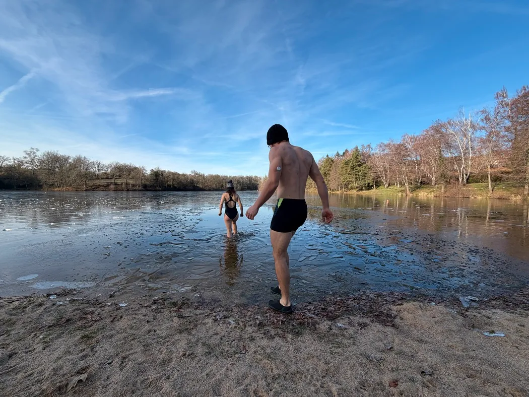 -2° dehors, de la glace en surface : en Creuse, ils n'ont pas eu peur ...