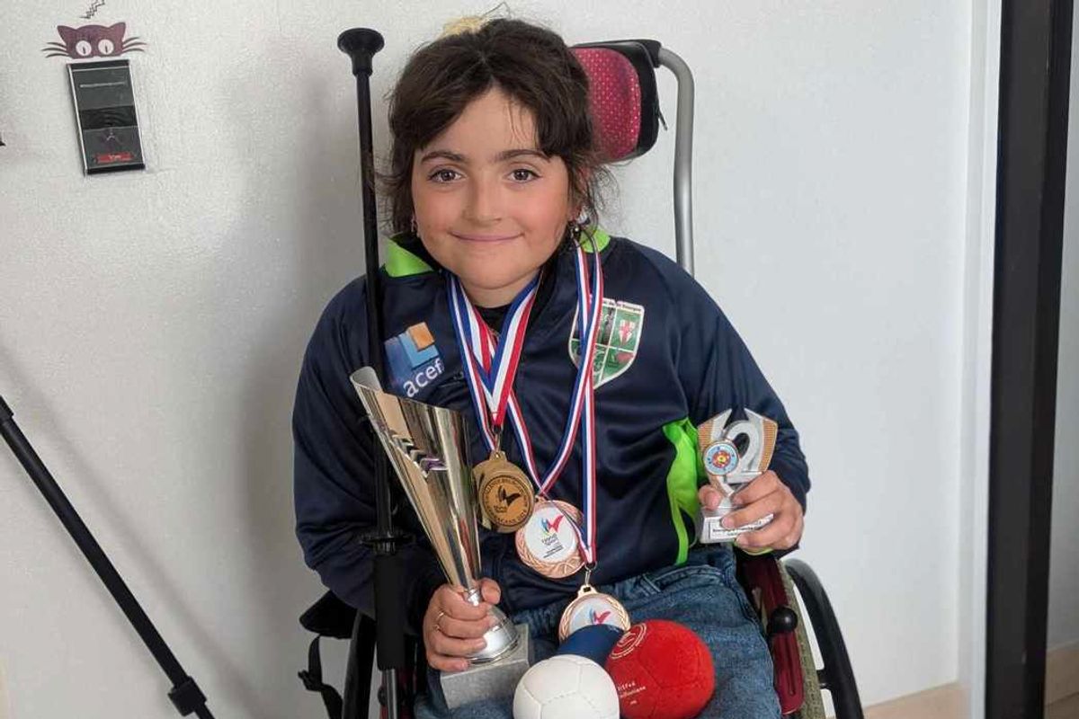 Fannie, 9 ans, est championne de boccia et de sarbacane - L'Yonne ...