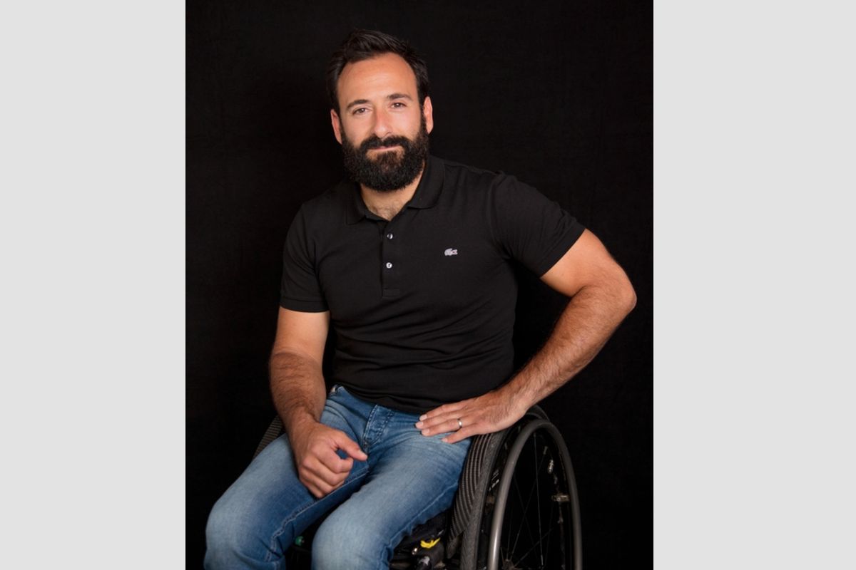 L'ancien champion paralympique de tennis fauteuil Michaël Jérémiasz ...