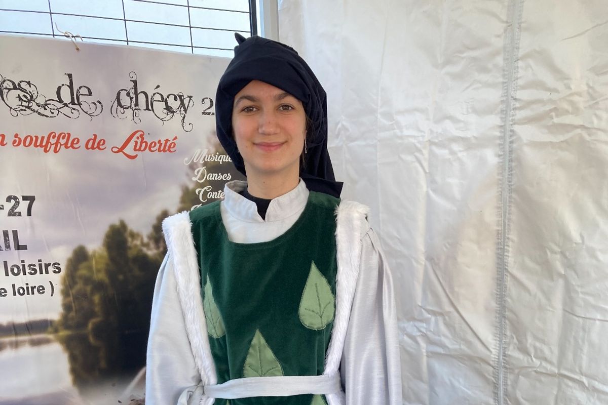 Chiara D'Hoine incarne Jeanne d'Arc durant deux jours, pendant les ...