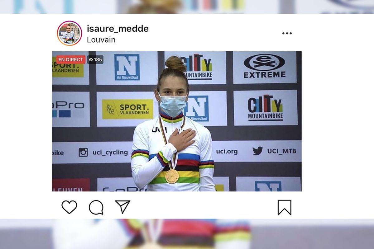 Sacrée championne du monde, Isaure Medde, de Creuse Oxygène, revient ...