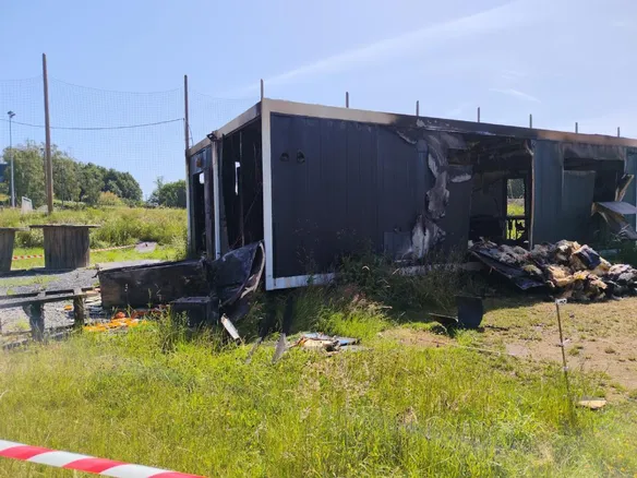Un club-house entièrement détruit par le feu en Corrèze - La Montagne
