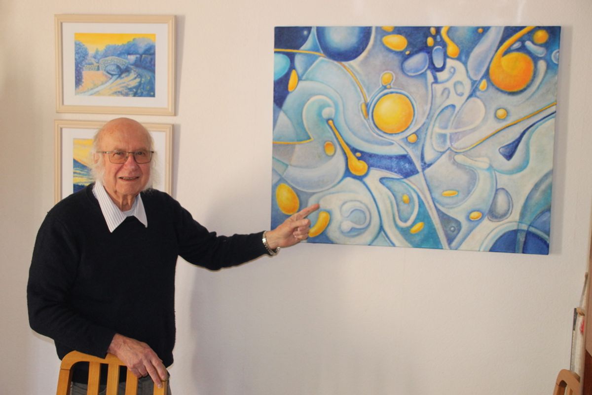 Daniel Girard a ouvert les portes de son atelier de peinture - La ...