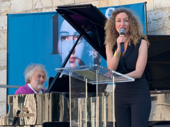 Les textes de George Sand lus par un exquis duo piano voix en plein air ...