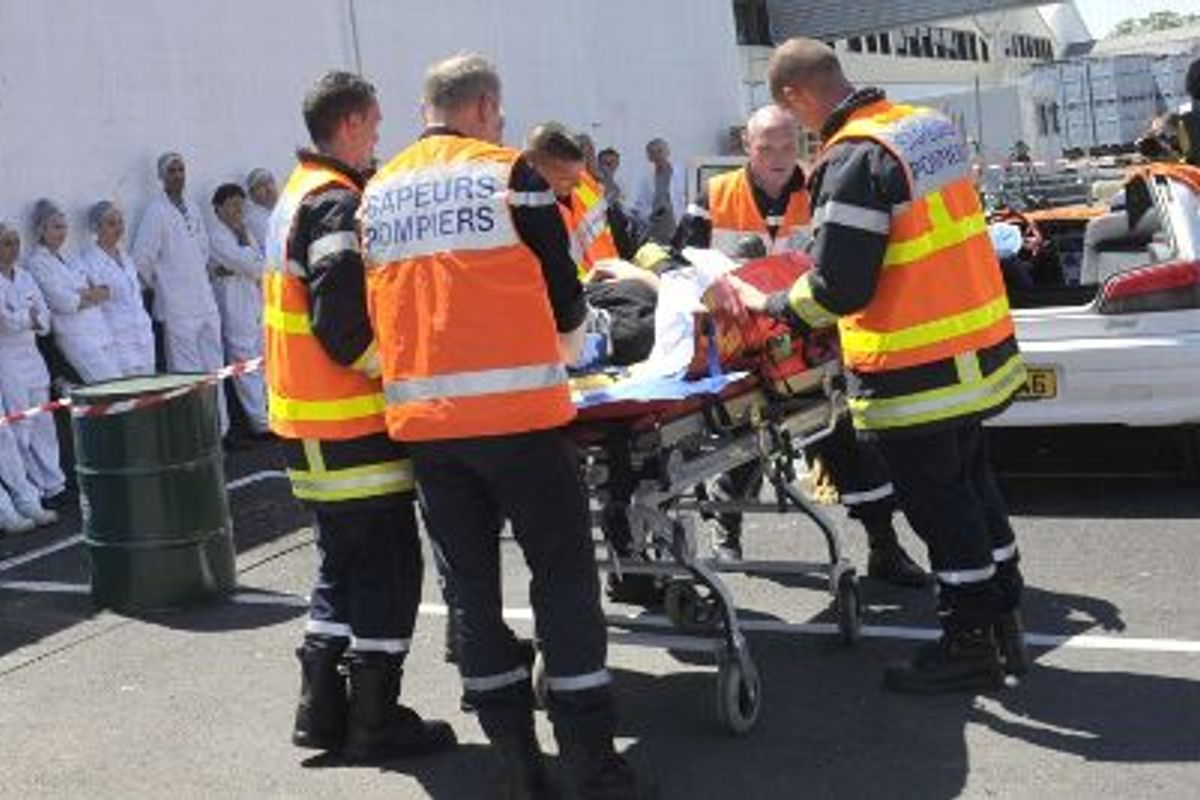 L’usine d’Andros à Biars-sur-Cère a accueilli les soldats du feu tout ...