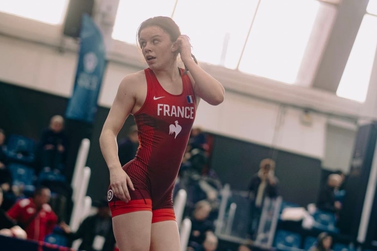 Maëlyss Rousselet et Romaïssa El Kharroubi de l'Olympique Lutte Dreux ...