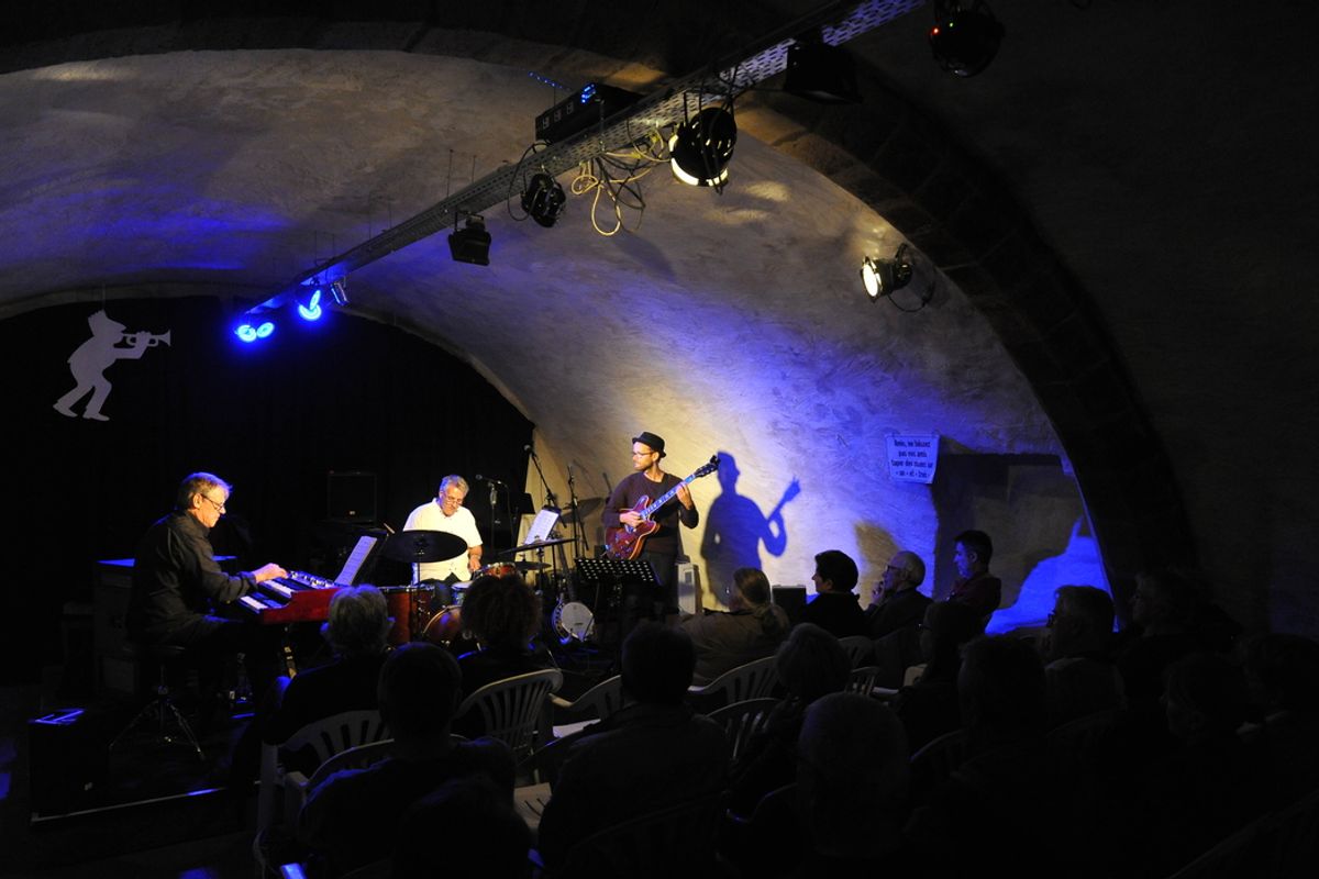 Le groove du Trio Benoît Sourisse à la cave de jazz - La Montagne