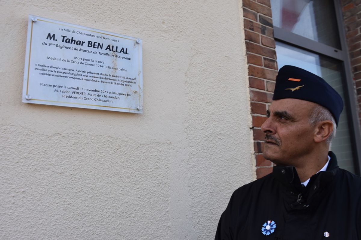 Pourquoi une plaque en hommage à Tahar Ben Allal et aux tirailleurs a-t ...