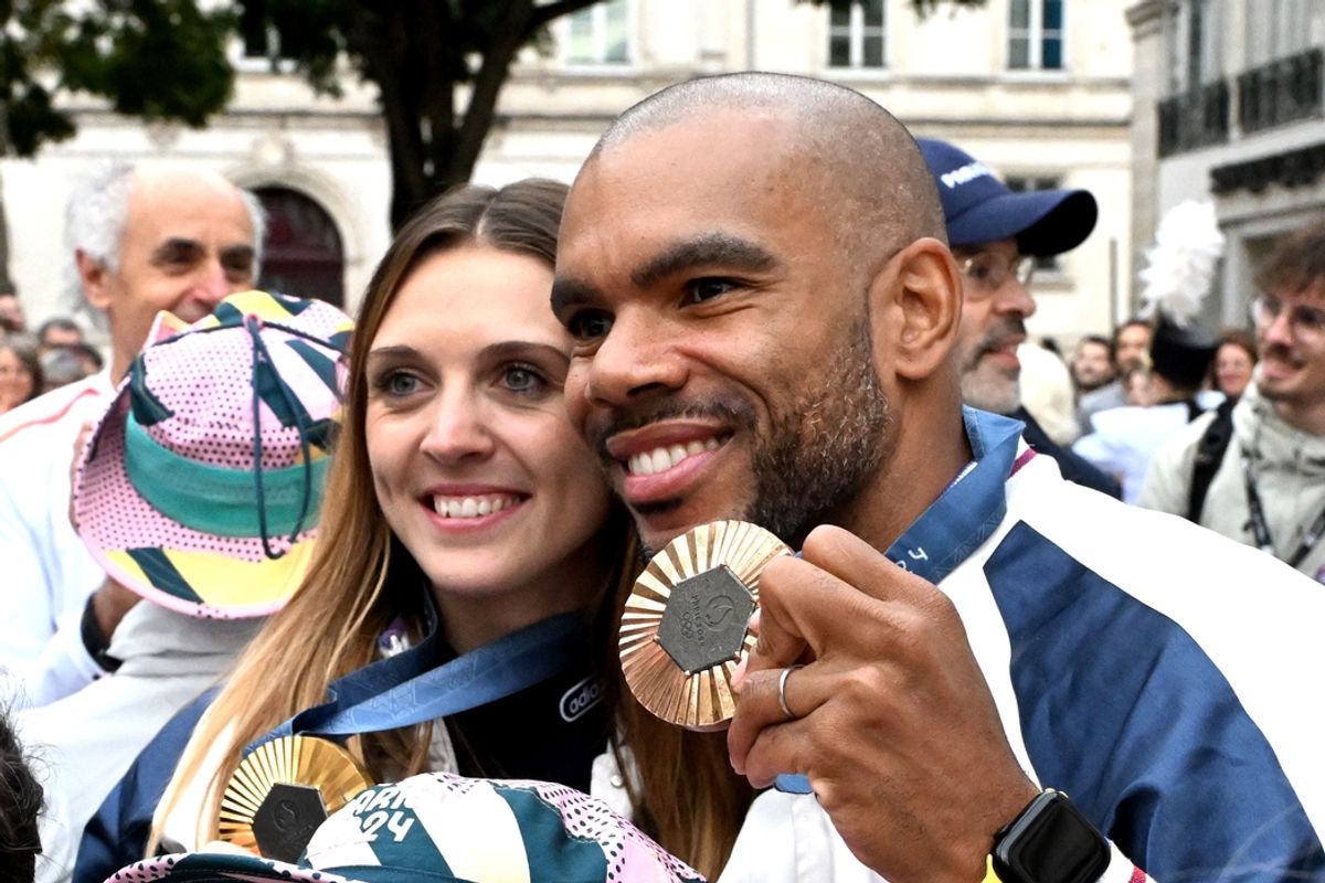 Manon Apithy-Brunet et Boladé Apithy, un couple d'escrimeurs en or ...