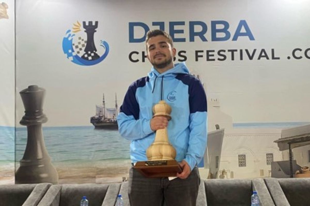 Marc’Andria Maurizzi, joueur du C’Chartres Échecs, roi du tournoi de ...
