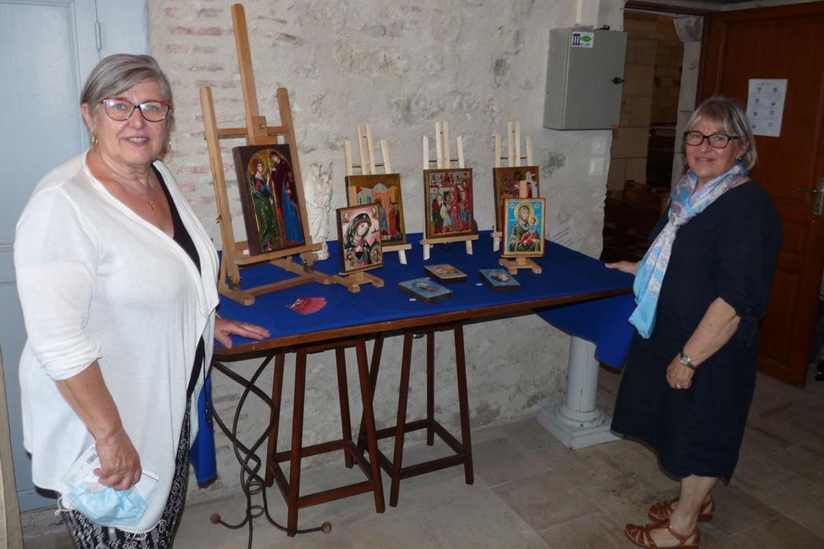 Céline Fortier-Quantin a exposé ses icônes religieuses - La République ...
