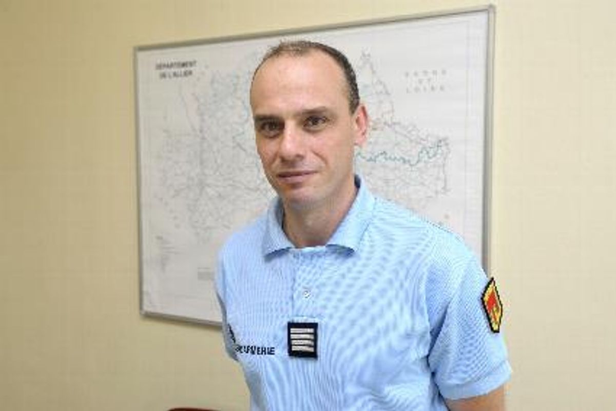 Christophe Baron, nouveau commandant de la compagnie - La Montagne