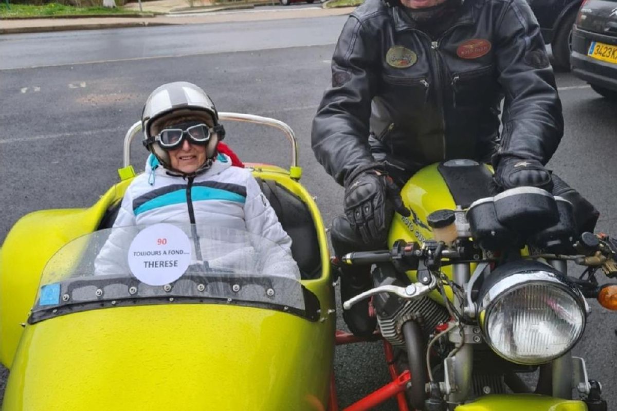 Une balade en side-car pour ses 90 ans - L’Éveil de la Haute-Loire