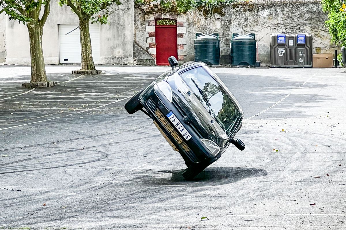 L’ancien cascadeur Dimitri Charles a refait le show à Châteaudun pour ...
