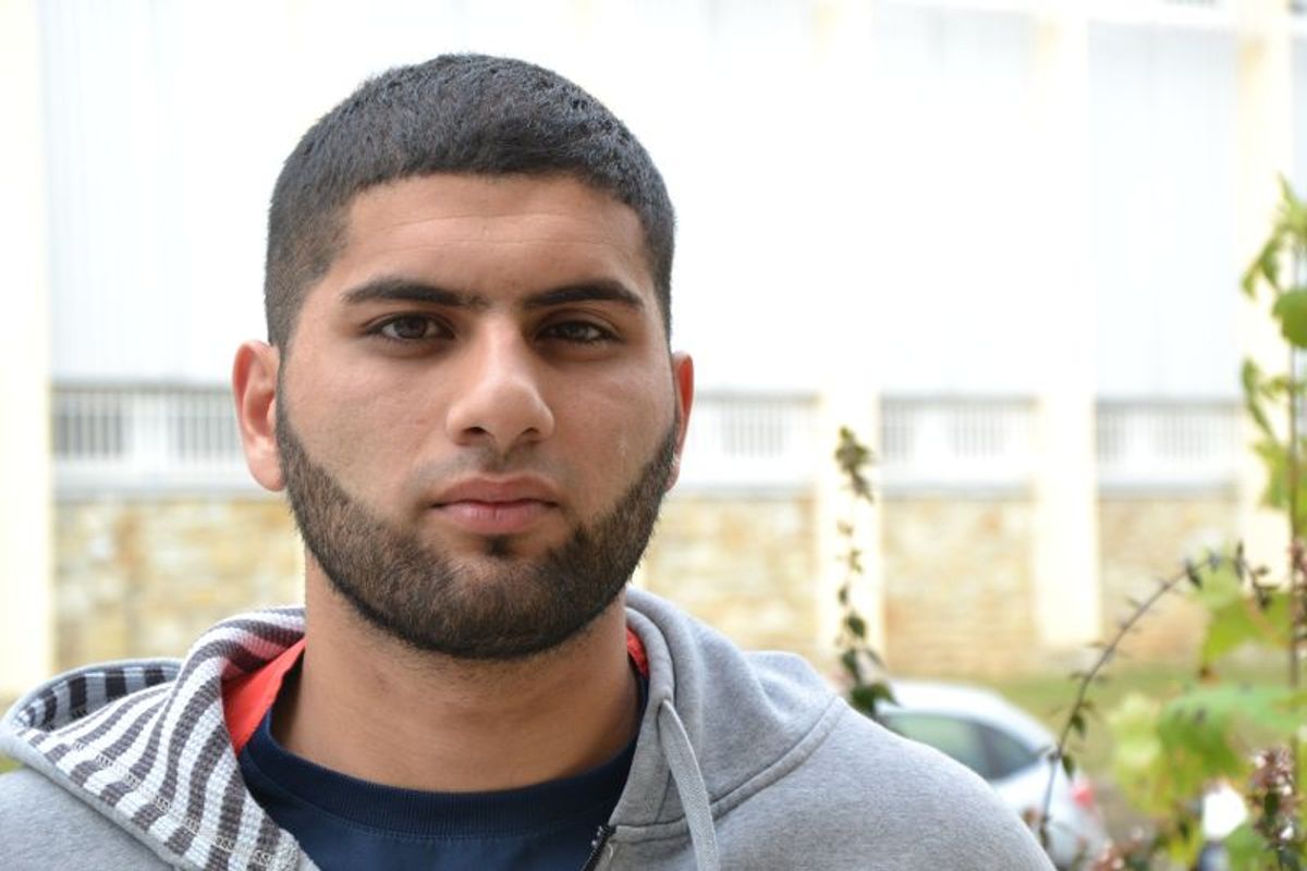 Naiman Khan (Bourges Foot, DH) tient parfois les cages de la sélection ...