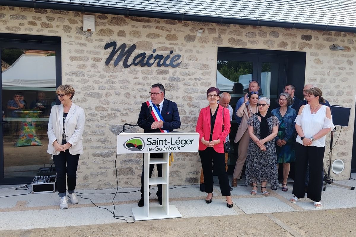 Saint-Léger-le-Guérétois inaugure sa nouvelle mairie - La Montagne