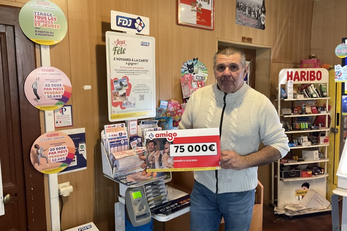 75.000 € gagnés au jeu Amigo au bar-tabac Le Tire-Bouchon, à Fours - Le ...