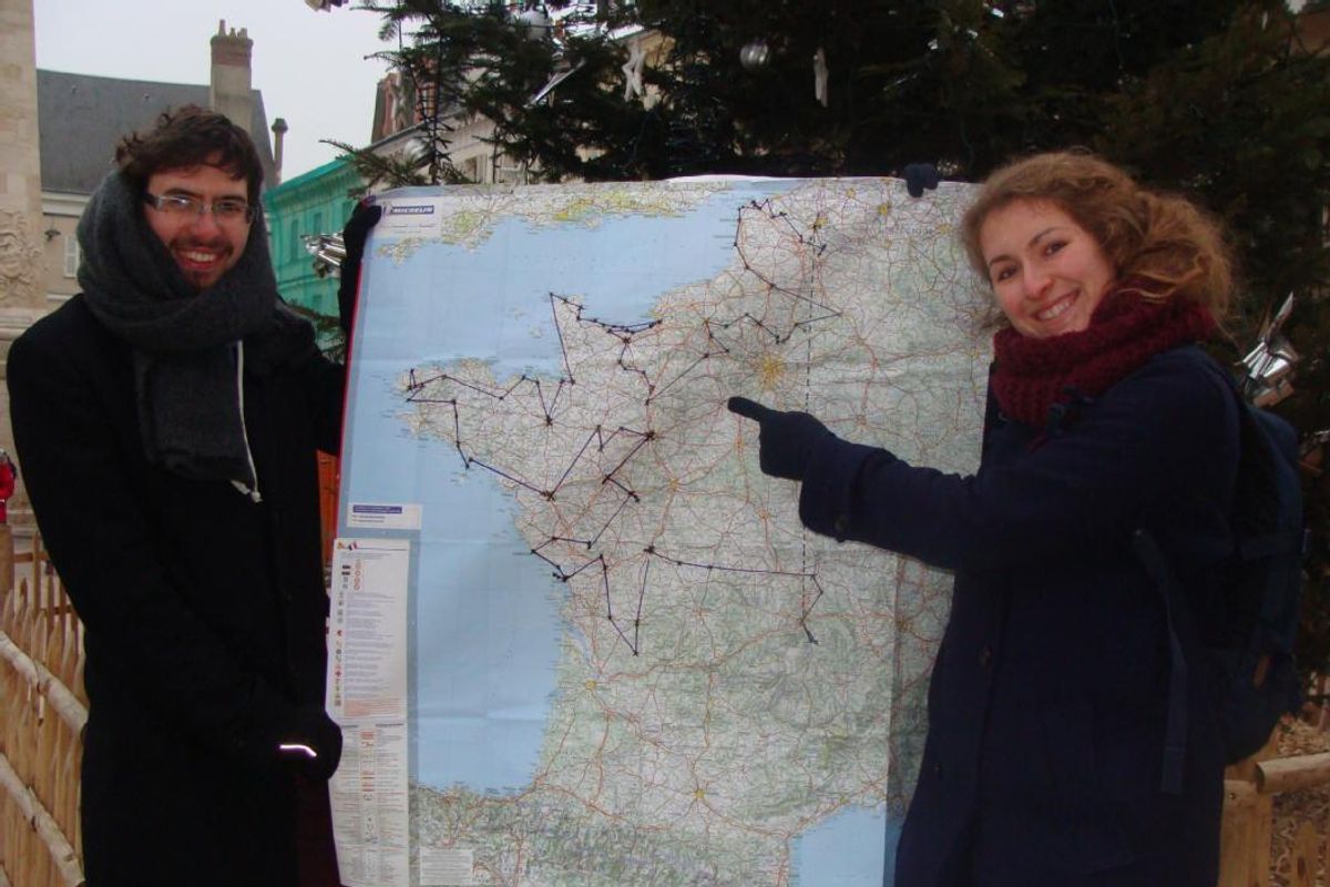 Ariane Forgues et Baptiste Énaud se sont lancés dans un tour de France ...