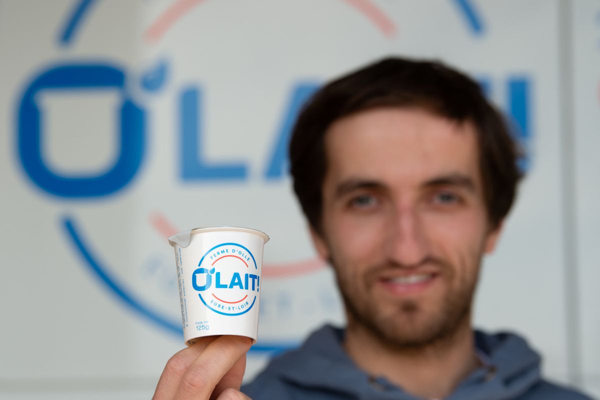 O’Lait, le yaourt made in Eure-et-Loir, par Clovis Ménard, à Ollé - L ...