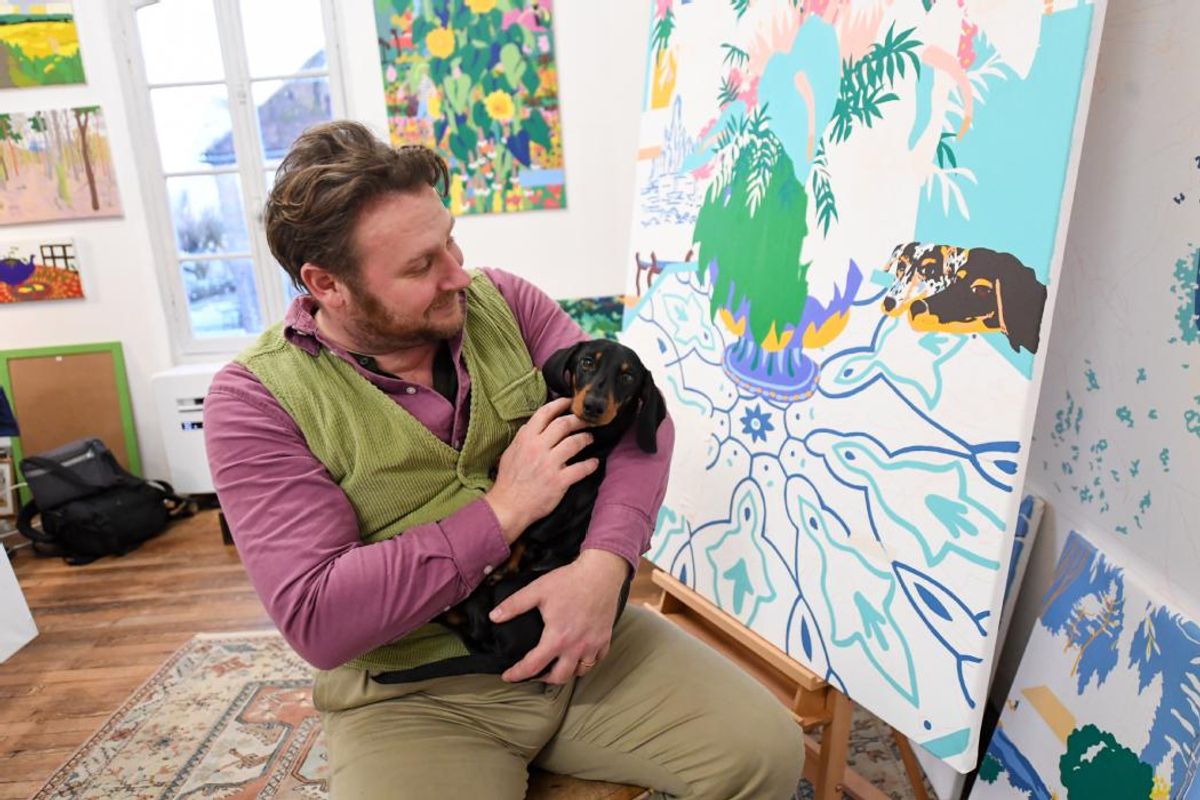 « Je peins telle une imprimante » : installé dans l'Aillantais, ce ...