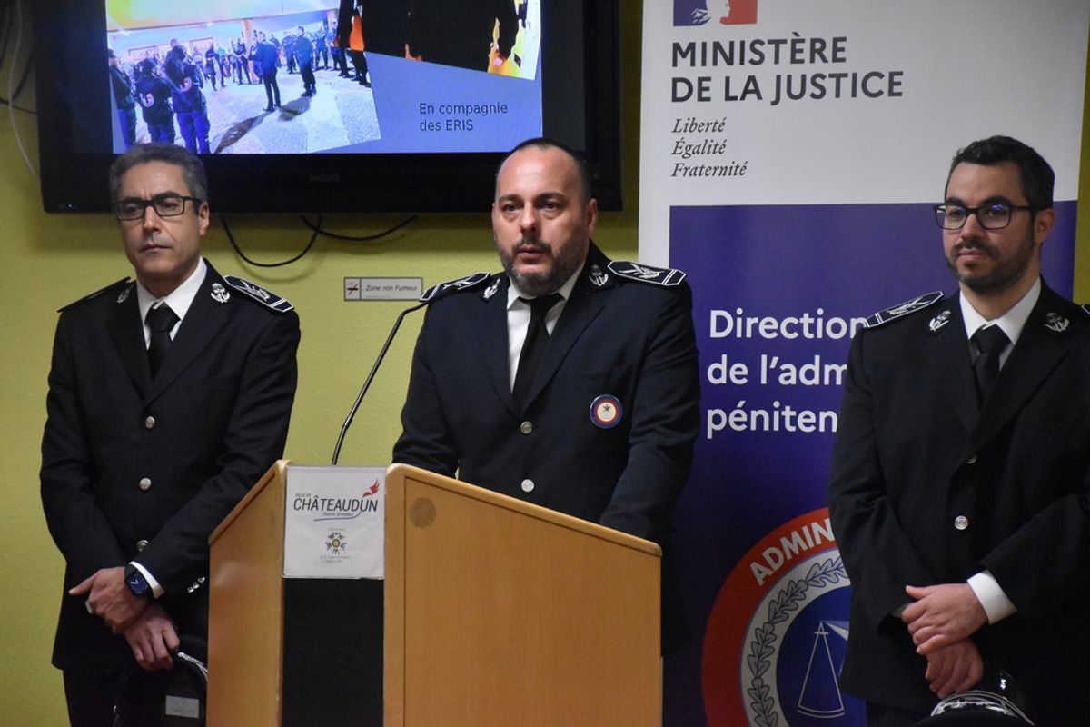 Maxime Michel, chef d'établissement du centre de détention de Châteaudun, veut « faire bouger ...