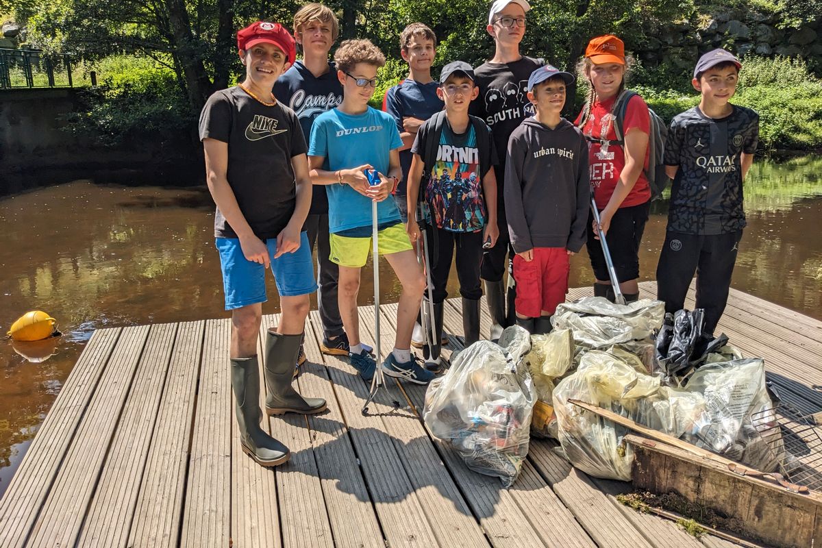 Exercice pratique de préservation de l'eau de la Diège à Ussel - La ...