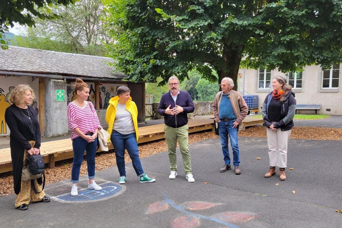 THIEZAC. La cour oasis inaugurée - La Montagne