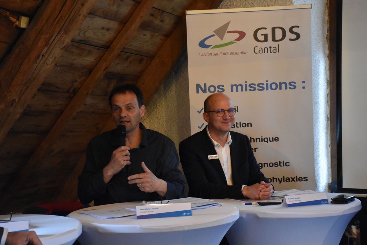 Le groupement de défense sanitaire du Cantal toujours auprès des éleveurs, pour poursuivre l ...