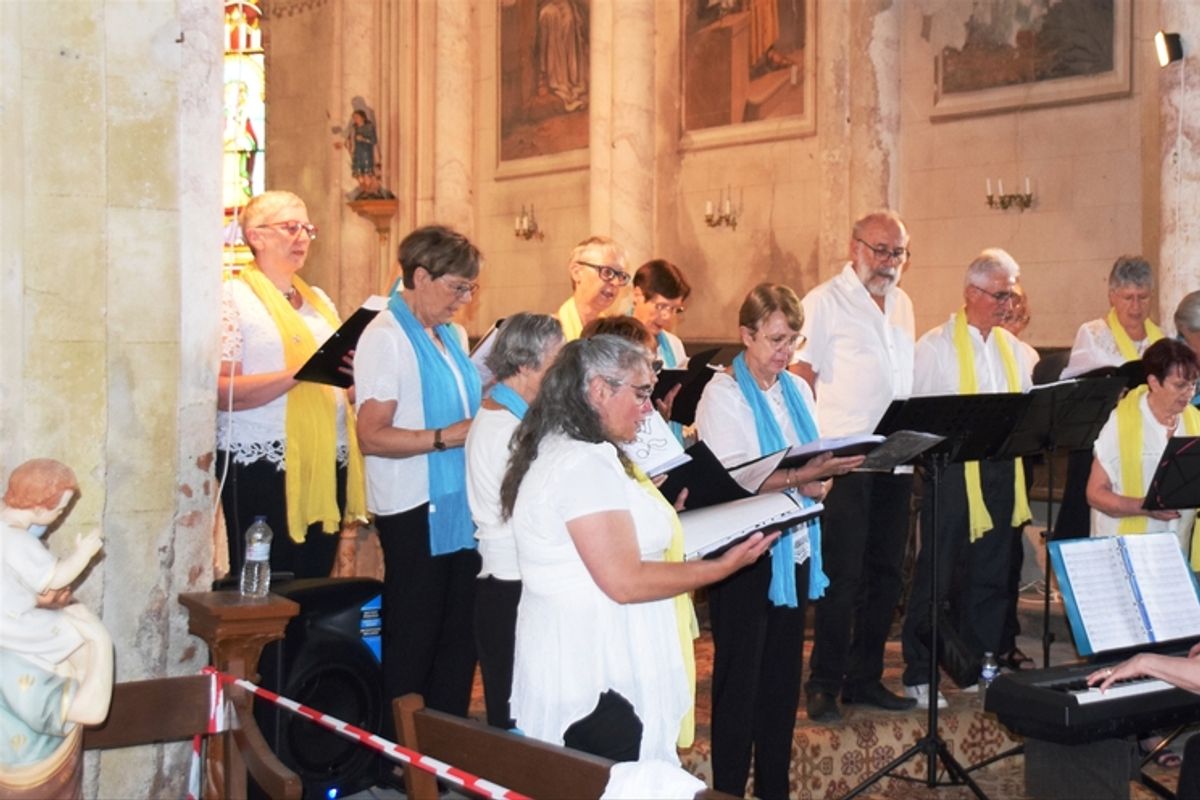 La chorale Croc’Notes très applaudie à l’église - La Montagne