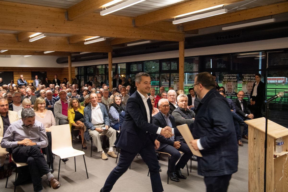 Le député François Cormier-Bouligeon a fait sa rentrée en compagnie du ...