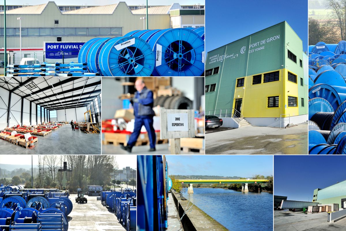Gron, un port et une flotte de camions - L'Yonne Républicaine