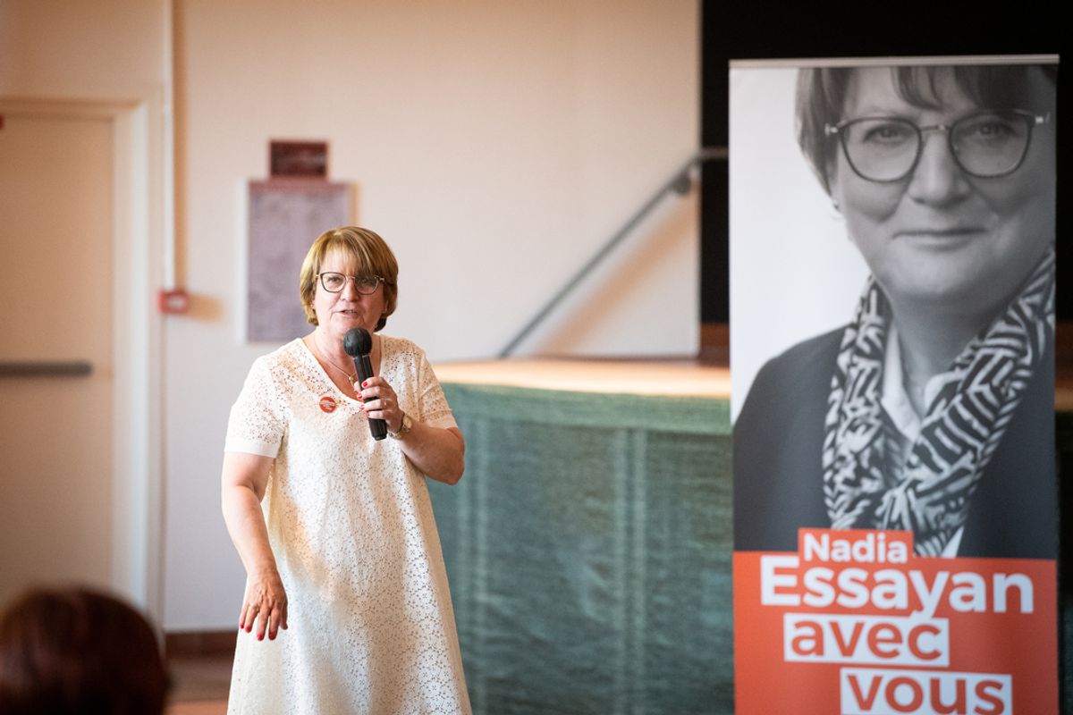 Députée MoDem sortante, Nadia Essayan, candidate à sa réélection sur la ...