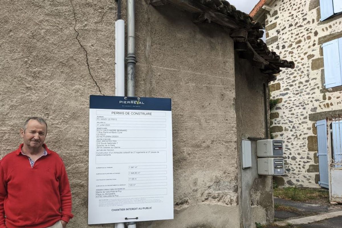 A Vals, le projet de construction d’un immeuble proche des rives du ...