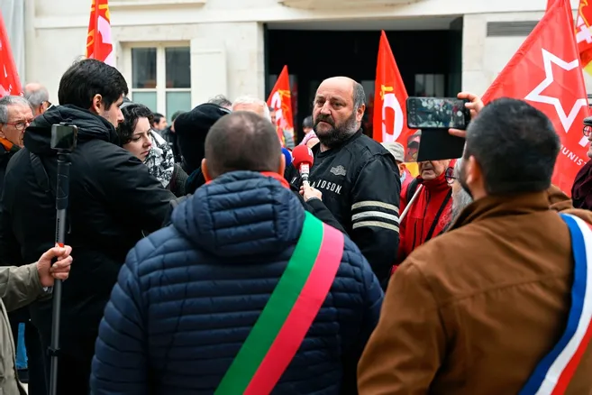 François Dufranne devant le tribunal de commerce, lors du précédent ...