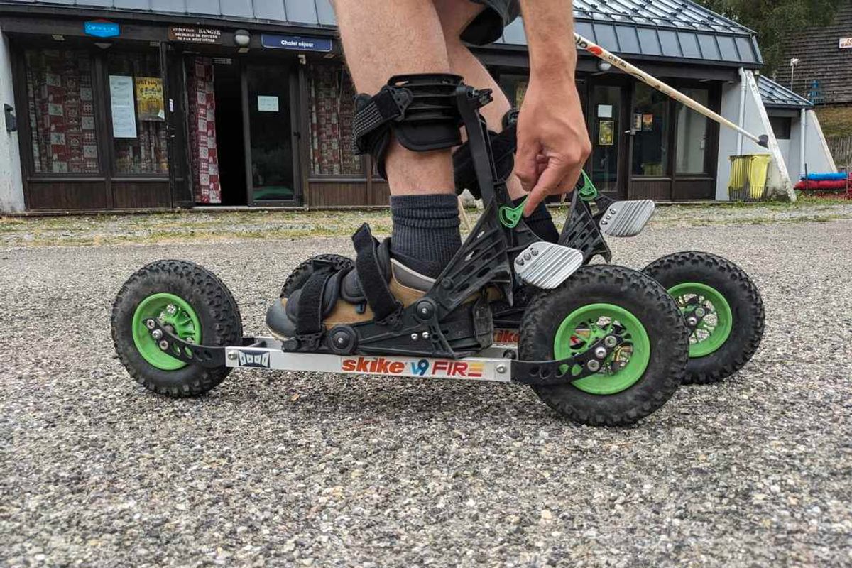 Idée sortie : on a testé le biathlon d'été dans la station de Chalmazel ...