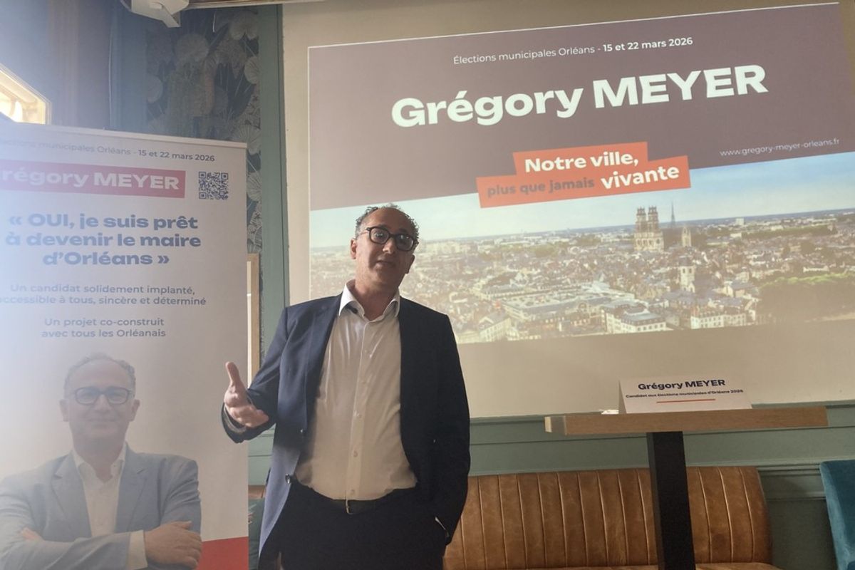 Municipales 2026 : Grégory Meyer, candidat officiel à la mairie d'Orléans - La République du Centre