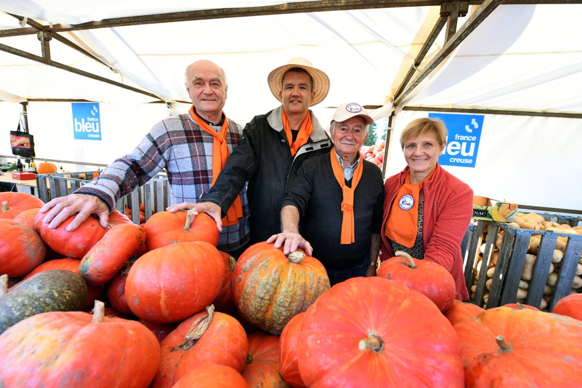 Dans la Creuse, la citrouille est toujours la reine de la fête à Saint ...