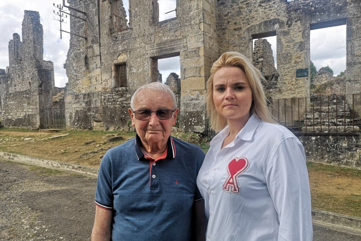 Oradour-sur-Glane : Agathe Hébras, passeuse de mémoire - La Montagne