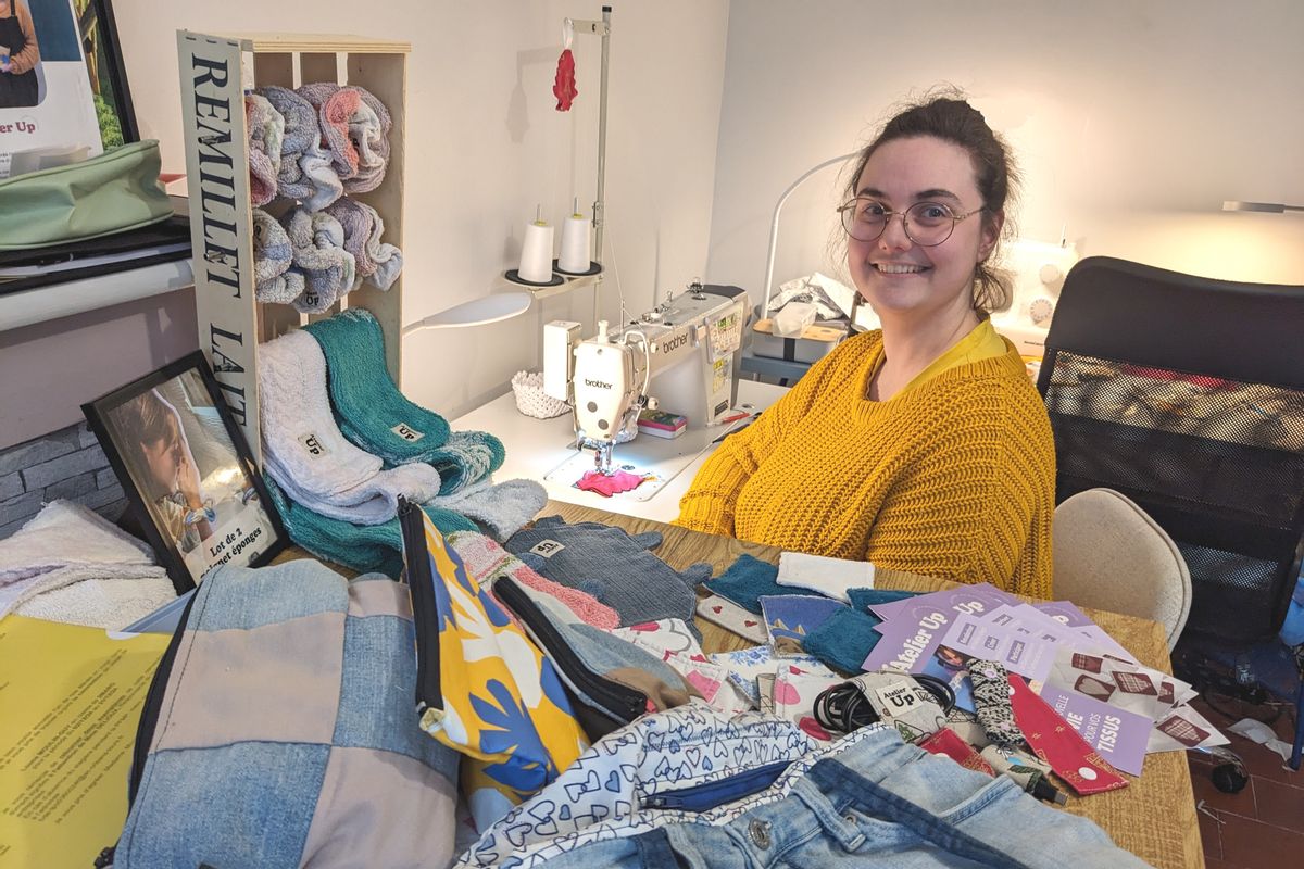 Marion Mégnien, des tissus de seconde main et l’étoffe de la couturière ...