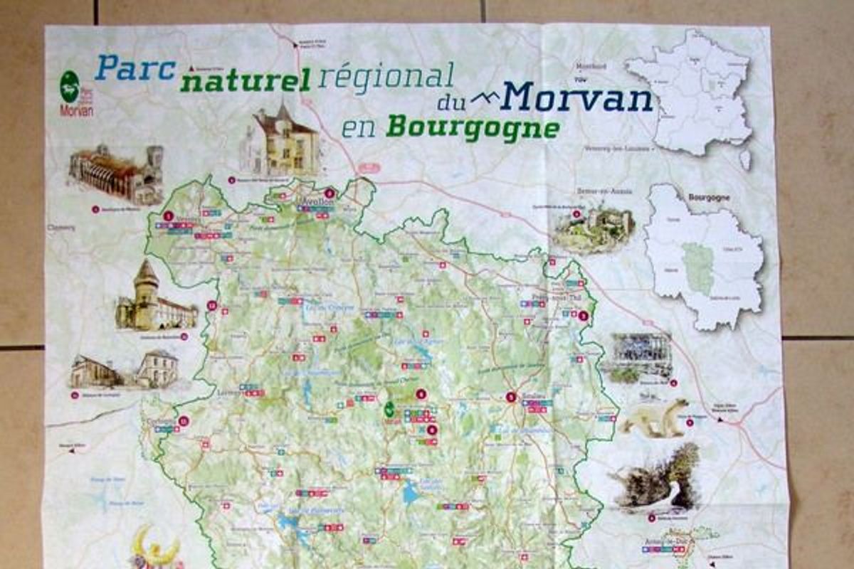 Nouvelle carte touristique du Morvan - Le Journal du Centre