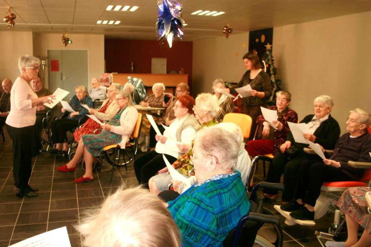 Les résidents du centre hospitalier Pierre-Gallice n’oublient pas de ...