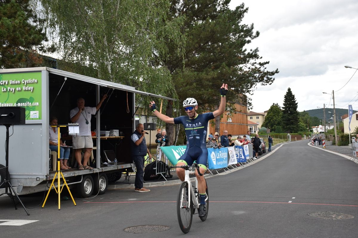 À Langeac, le coureur Yannick Martinez vainqueur du Critérium Pierre ...
