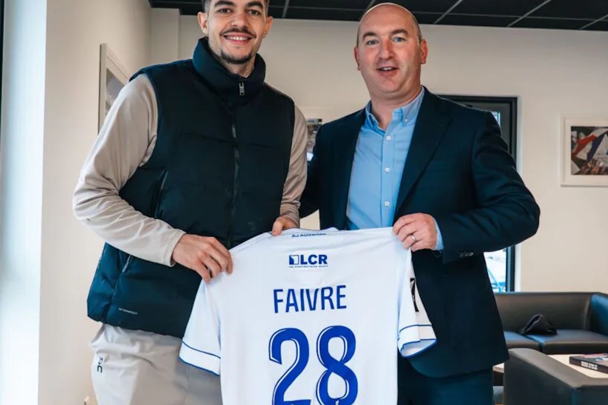 Romain Faivre officiellement prêté à l'AJA - L'Yonne Républicaine