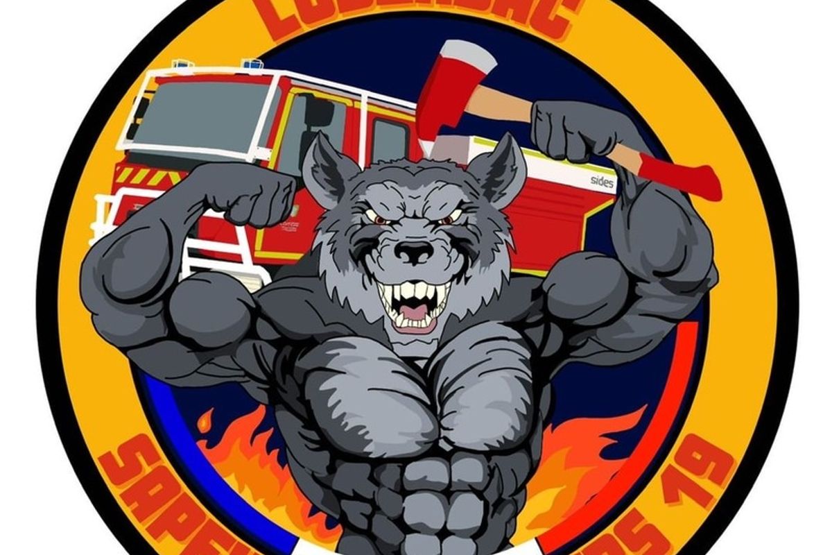 Le logo des pompiers arrivé en finale - La Montagne