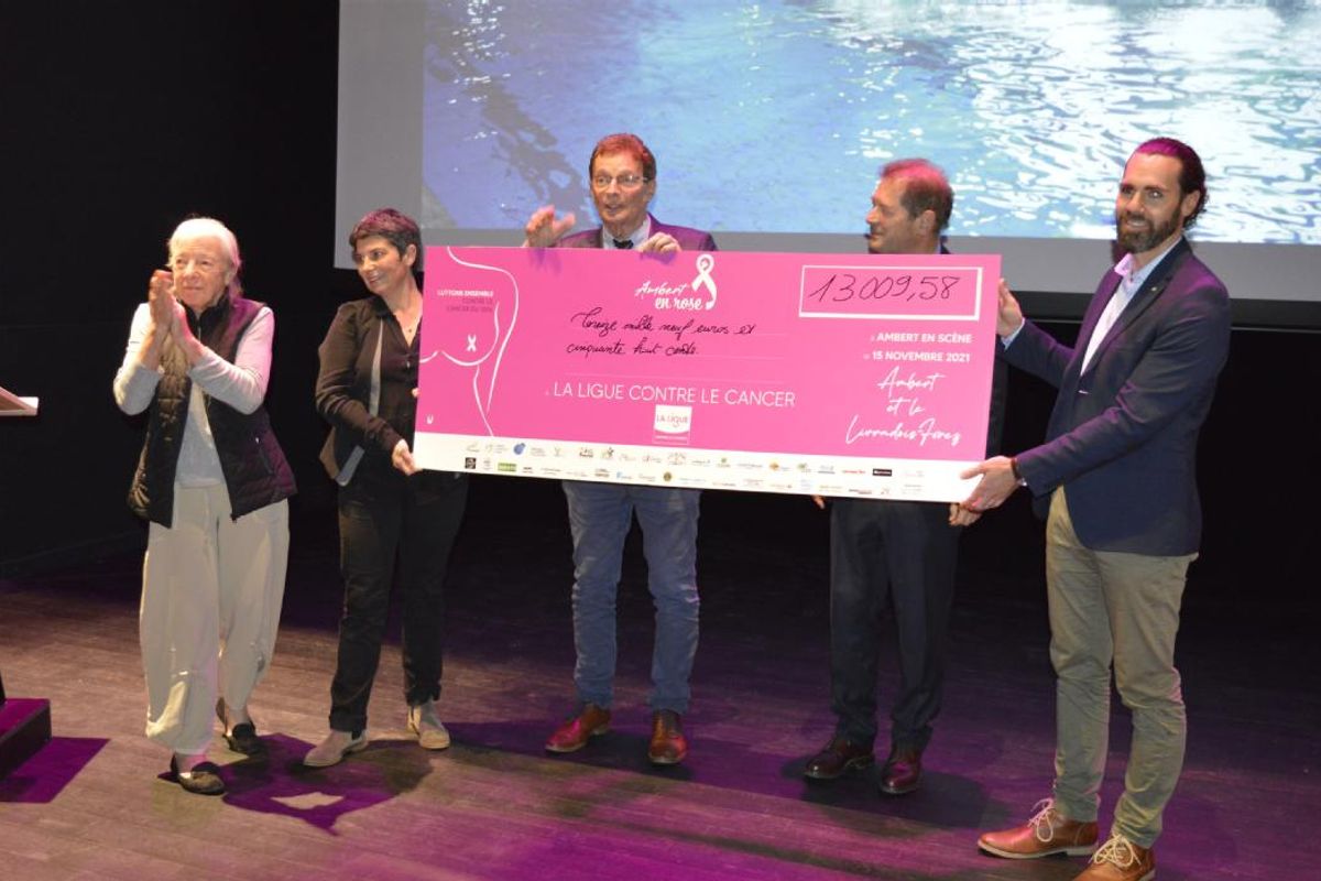 Plus de 14.000 € collectés avec la première édition d'Ambert en rose ...