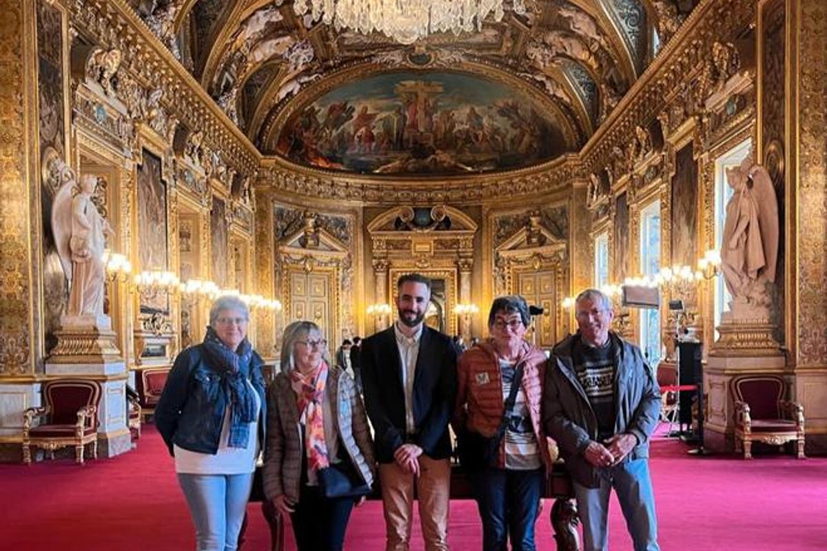SAINT AMANDIN. Les élus en visite au Palais du Luxembourg - La Montagne