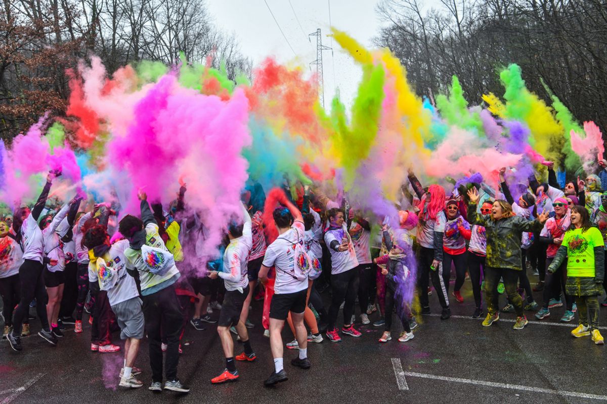 Run And Fun Day : la course en couleur attire près de 350 personnes à Limoges malgré la pluie ...