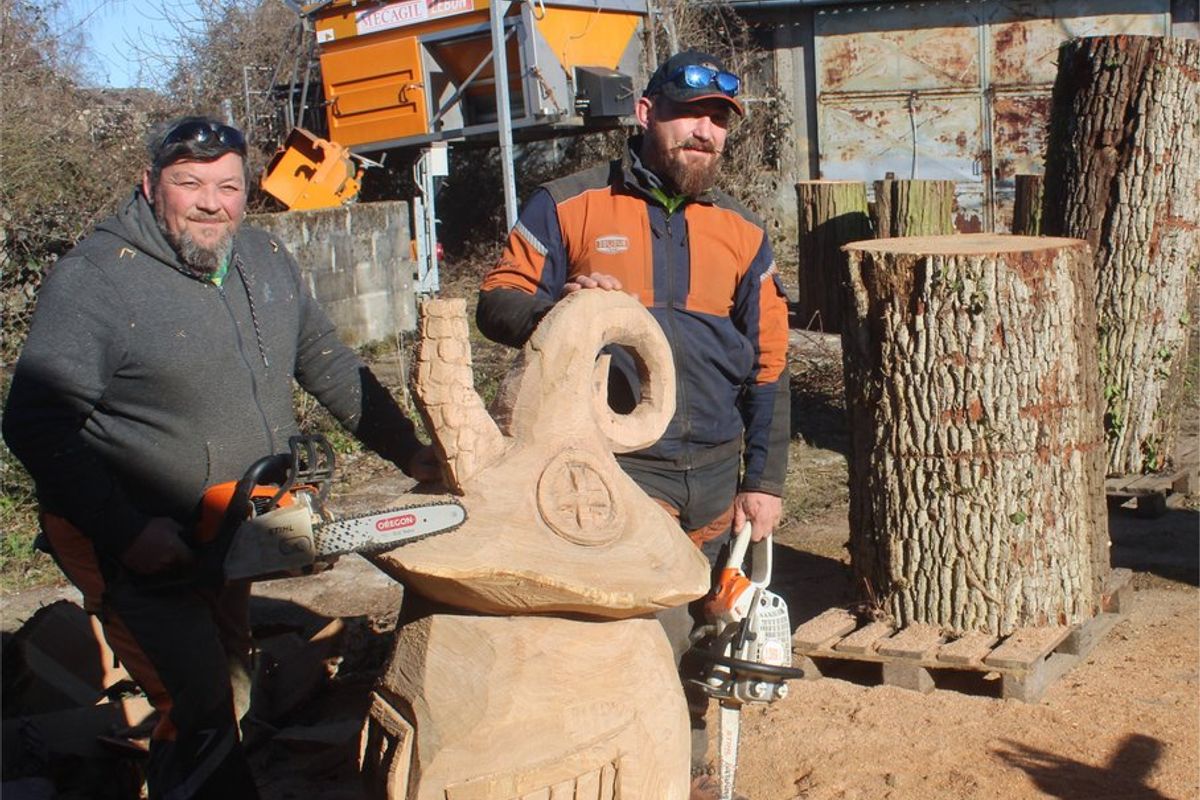 Des sculptures en bois bientôt dans la ville - Le Journal du Centre