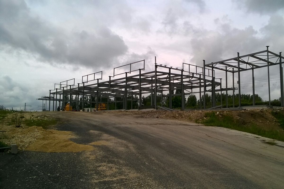 Le futur restaurant KFC prend forme - Le Berry Républicain